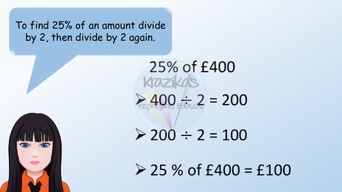 Percentages PowerPoint Lesson - Level 1 Maths Functional Skills ...