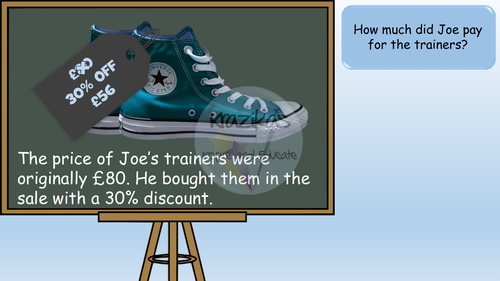Percentages PowerPoint Lesson - Level 1 Maths Functional Skills ...
