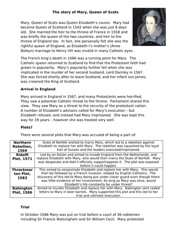 Who was Mary Queen of Scots and why was she executed? | Teaching Resources