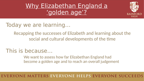Was Elizabethan England a 'Golden Age'? | Teaching Resources