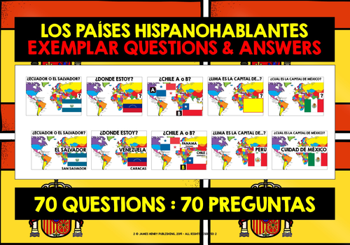 SPANISH-SPEAKING COUNTRIES PRESENTATION & QUIZ | Teaching Resources