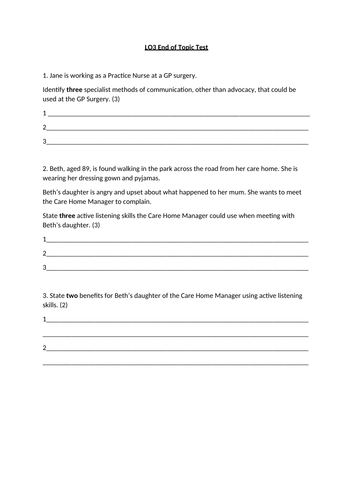 CNAT H&SC 2022+: RO32 LO3 Lessons | Teaching Resources