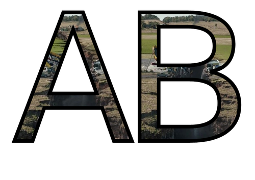 NEW Natural Disasters Earthquakes - DISPLAY Lettering Whole Alphabet ...