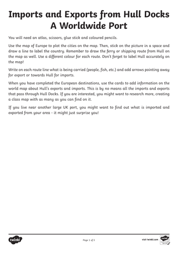 6. Globalisation and the UK's trade with the wider world (KS3 ...