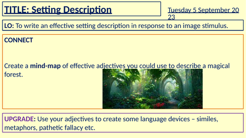 A Midsummer's Nights Dream SOW - 16 Lessons building to descriptive ...