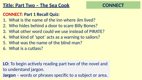 Treasure Island - Year 7 SOW - 16 lessons | Teaching Resources