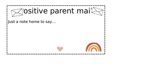 Positive parent mail | Teaching Resources