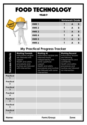 Year 7 Food Technology Booklet | Teaching Resources