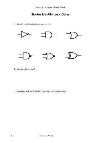iGCSE Computer Science - Unit 10 Boolean Logic | Teaching Resources iGCSE Computer Science - Unit 10 Boolean Logic | Teaching Resources