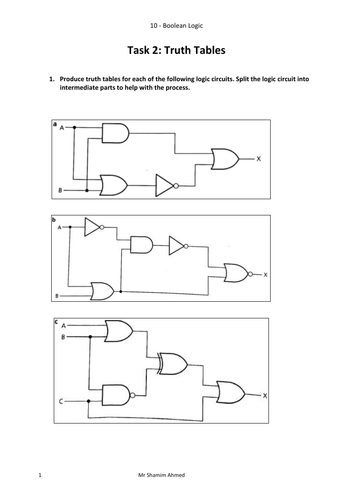 iGCSE Computer Science - Unit 10 Boolean Logic | Teaching Resources iGCSE Computer Science - Unit 10 Boolean Logic | Teaching Resources