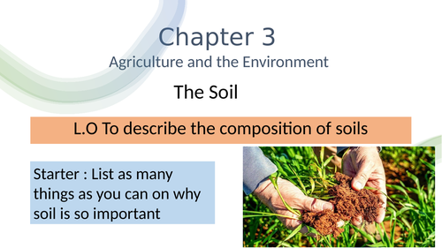Agriculture and the Environment | Teaching Resources