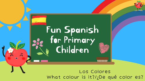 Spanish - Colours - PowerPoints, Poster, Bingo, Flashcards & Worksheets ...