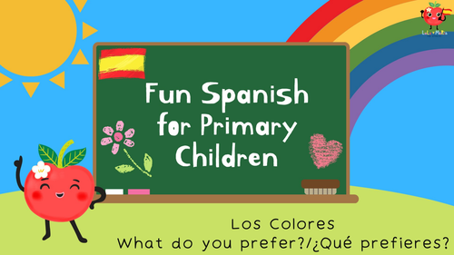 Spanish - Colours - PowerPoints, Poster, Bingo, Flashcards & Worksheets ...