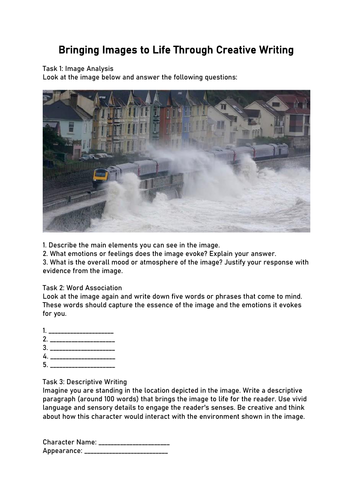 Creative Writing Prompts (LA) | Teaching Resources