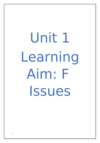 I.T. BTEC LEVEL 3 - Unit 1: Information Technology Systems (WORKBOOK ...