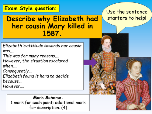 Elizabeth I & Mary Queen of Scots | Teaching Resources