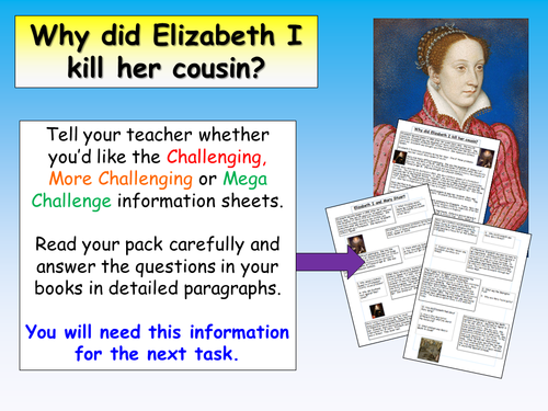 Elizabeth I & Mary Queen of Scots | Teaching Resources