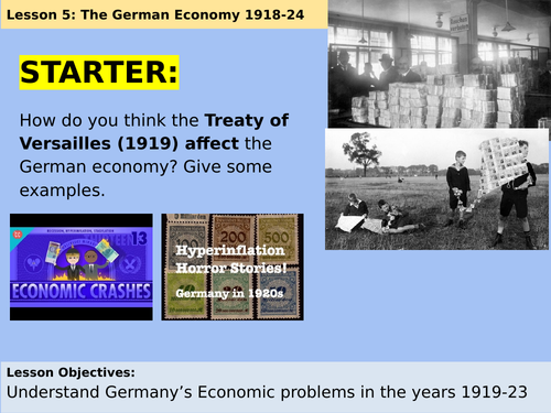 International GCSE (Edexcel) Development of Dictatorship: Germany 1918 ...