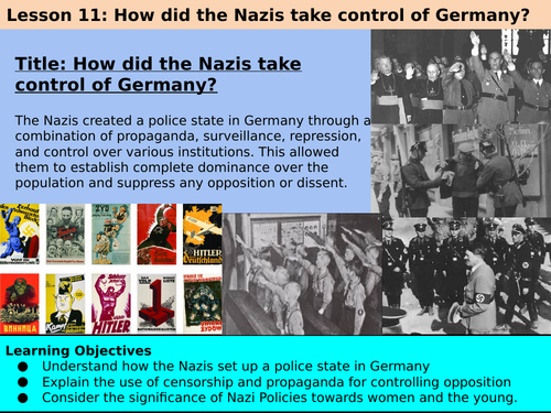 International GCSE (Edexcel) Development of Dictatorship: Germany 1918 ...