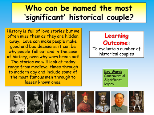 History Valentines Love Stories | Teaching Resources