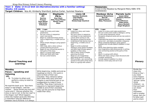 Back to School Autumn Planning Year 2 Massive Amount of Work Literacy ...