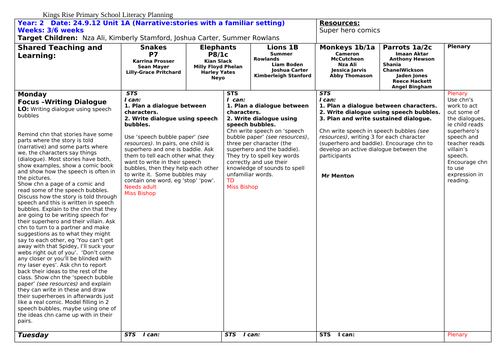 Back to School Autumn Planning Year 2 Massive Amount of Work Literacy ...