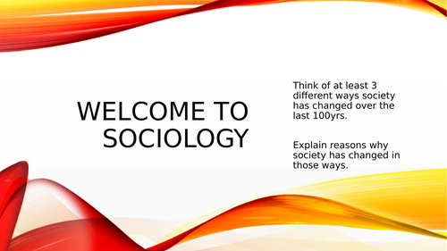 Introduction to Functionalism Sociology | Teaching Resources
