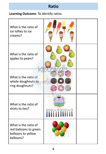 Ratio Workbook Level 1 Maths Functional Skills Teaching Resources