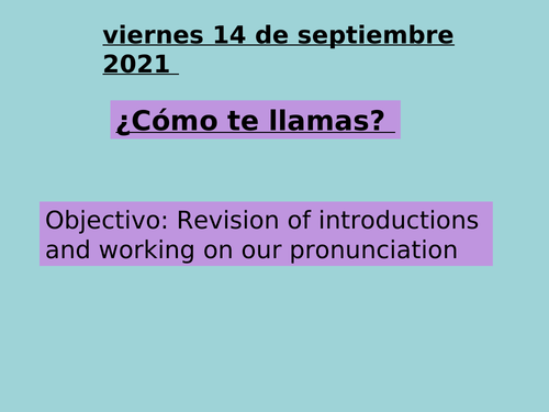 Year 7SP Module 1 | Teaching Resources