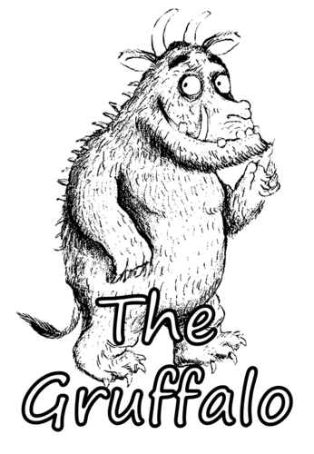 Julia Donaldson The Gruffalo - 10 x Coloring Sheets Colouring Pages ...