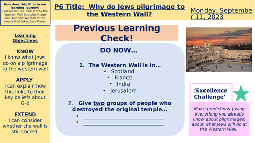 Pilgrimages: Complete Unit (RE/RS) | Teaching Resources