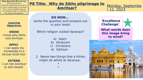 Pilgrimages: Complete Unit (RE/RS) | Teaching Resources