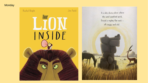 The Lion Inside Literacy Weekly Plan, Slides and Resources KS1 ...