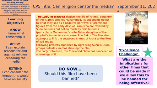 Religion & Media (Complete Unit) | Teaching Resources