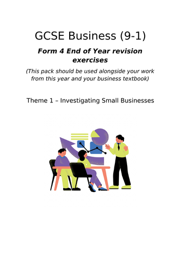 GCSE Business Edexcel Topic Revision Booklet | Teaching Resources GCSE Business Edexcel Topic Revision Booklet | Teaching Resources