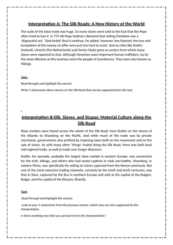 The Silk Road | Teaching Resources