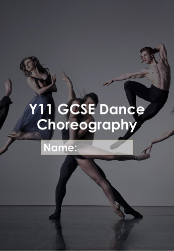 GCSE Dance Choreography Booklet | Teaching Resources