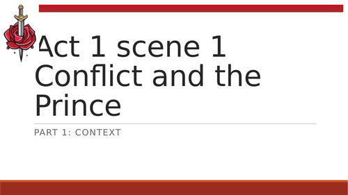 AQA Romeo & Juliet Act 1 Full Bundle | Teaching Resources