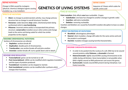 Genetics of Living Systems | Teaching Resources