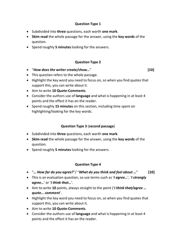 WJEC Eduqas Non Fiction Writing | Teaching Resources