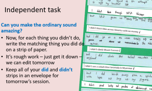 First week back poetry | Teaching Resources