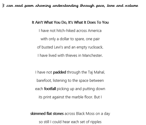 First week back poetry | Teaching Resources