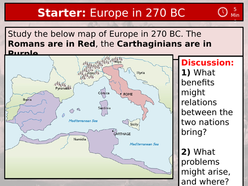 KS3 Romans - Hannibal and the Punic Wars | Teaching Resources