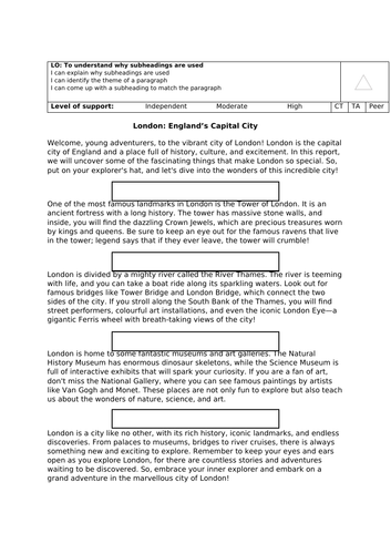 LKS2 Non-Chronological Report Sequence of Lessons | Teaching Resources