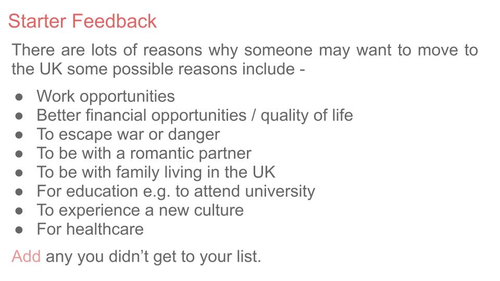 Refugees, Asylum Seekers & Immigration | Teaching Resources