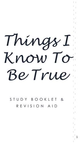 GCSE Drama TIKTBT Workbook & Revision Aid | Teaching Resources