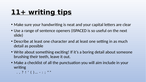 11+ writing story starters and tips | Teaching Resources