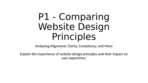 IT BTEC LEVEL 3 - Unit 6: Web Development - Learning Aim: A | Teaching ...