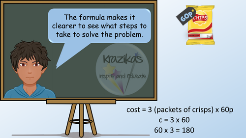 Formulas/Function Machines Powerpoint Lesson - Level 1 Maths Functional ...