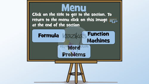 Formulas/Function Machines Powerpoint Lesson - Level 1 Maths Functional ...